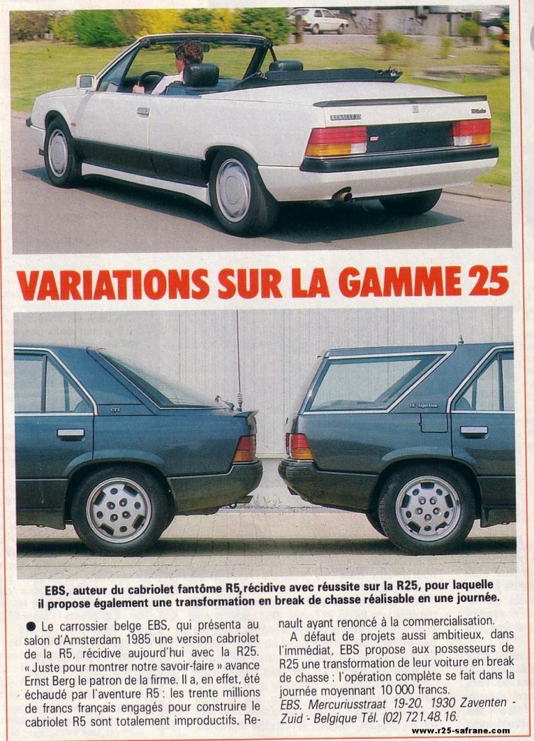les r25 - Auto titre