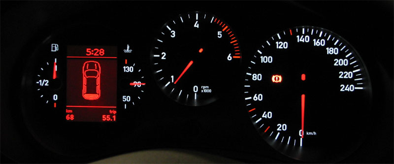 Lampen/ Anzeigen im Cockpit