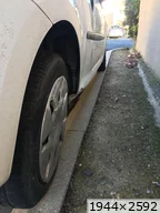 Aide roue tordue suite à un choc sur un trottoir - Auto titre